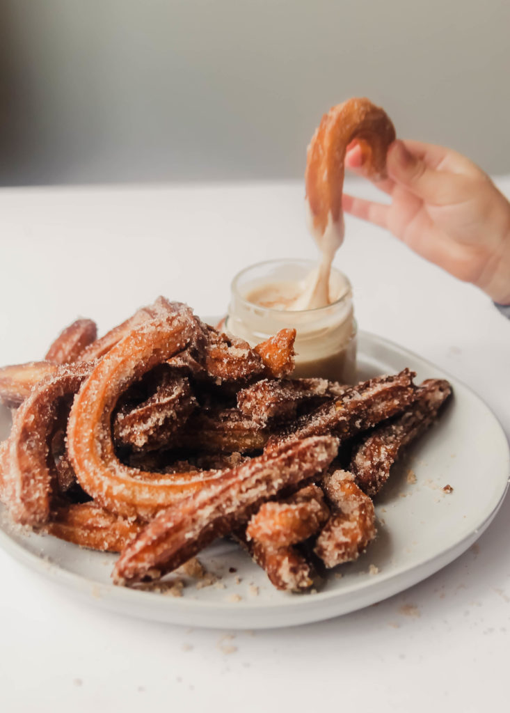 Apple Cider Churros - Lion's Bread