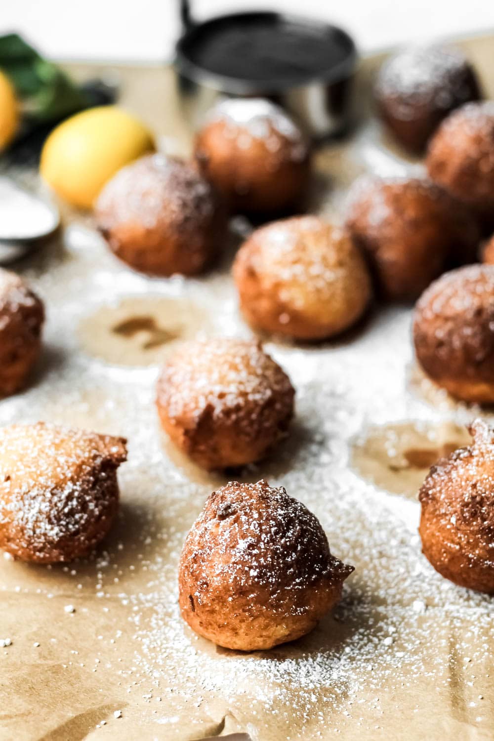 Lemon Ricotta Fritters - Lion's Bread