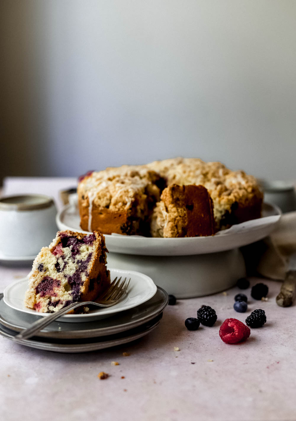 Berry Buckle Coffee Cake - Lion's Bread