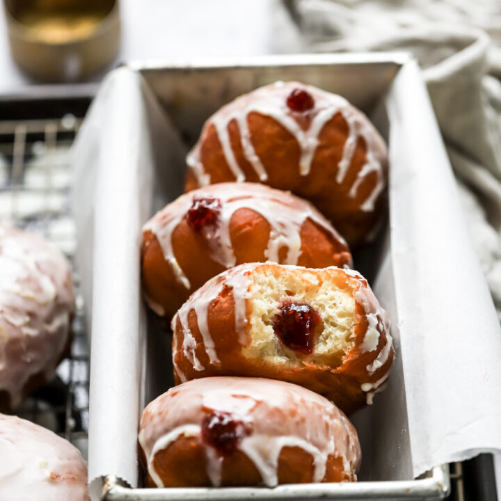 Hanukkah Jelly Doughnuts (Sufganiyot) - Lion's Bread