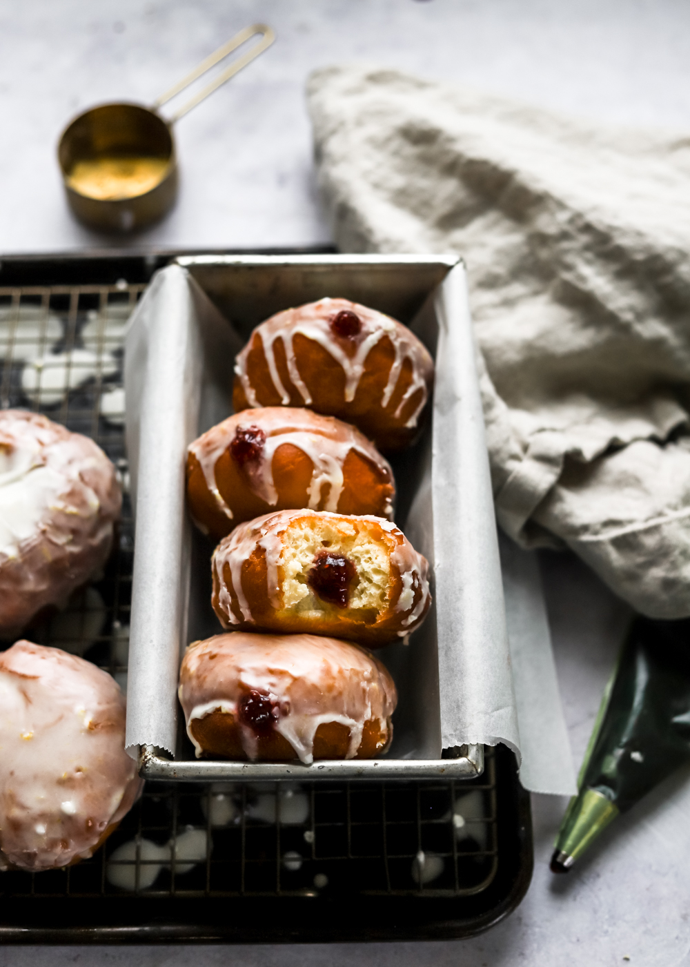 Hanukkah Jelly Doughnuts (Sufganiyot) - Lion's Bread