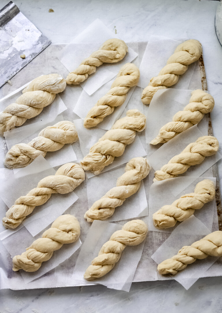 Maple Twist Doughnuts - Lion's Bread