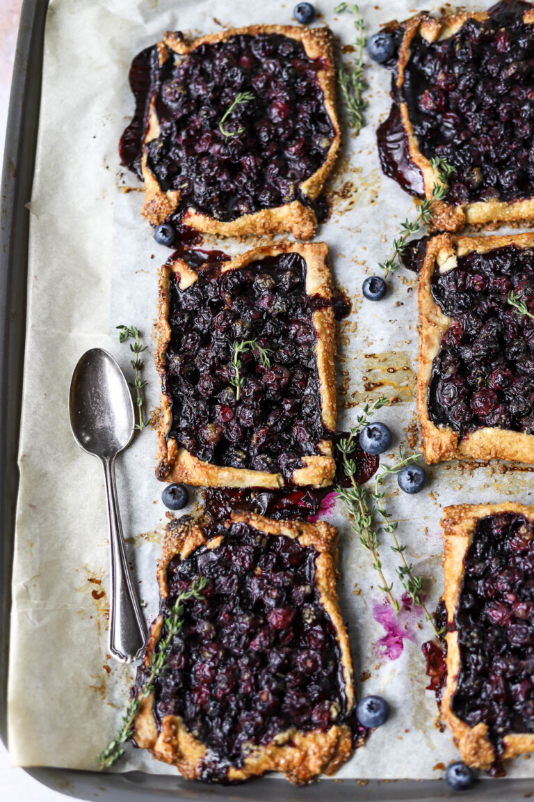 Blueberry Lemon Thyme Tarts - Lion's Bread